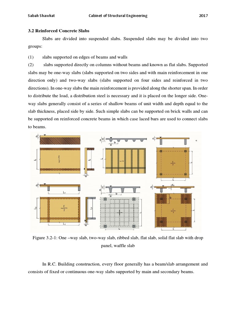 Reinforced Concrete Slab Design Guide | PDF | Bending | Beam (Structure)