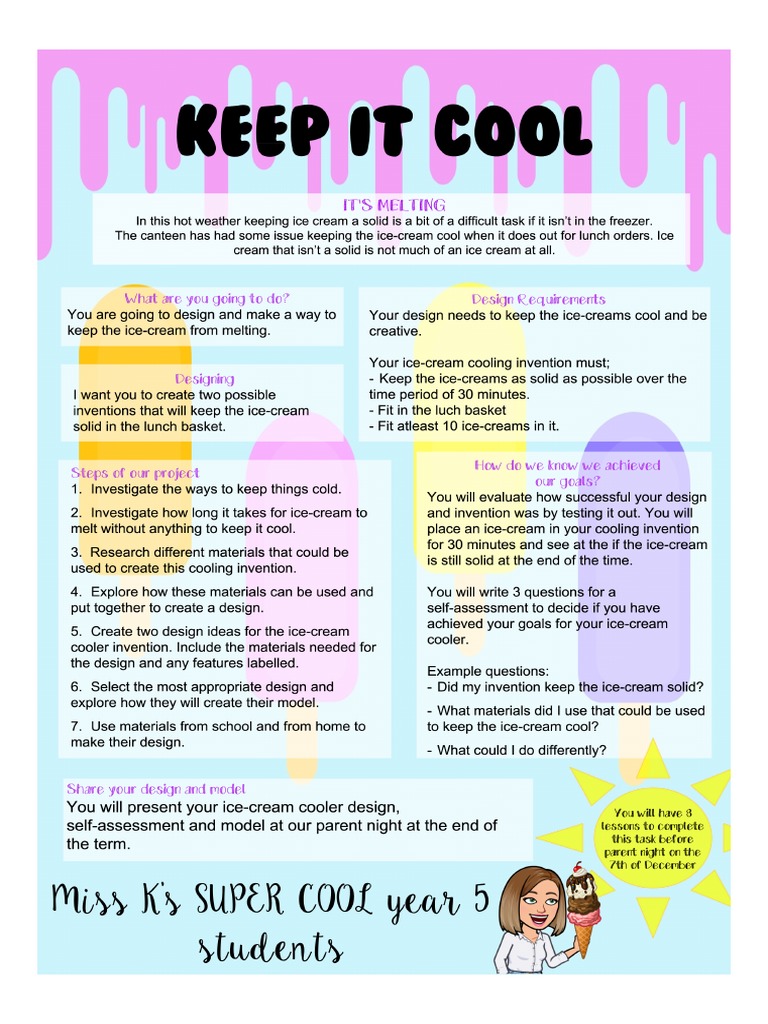 Ice Cream Design Brief | PDF