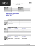 Process Performance Qualification Protocol | PDF | Verification And ...