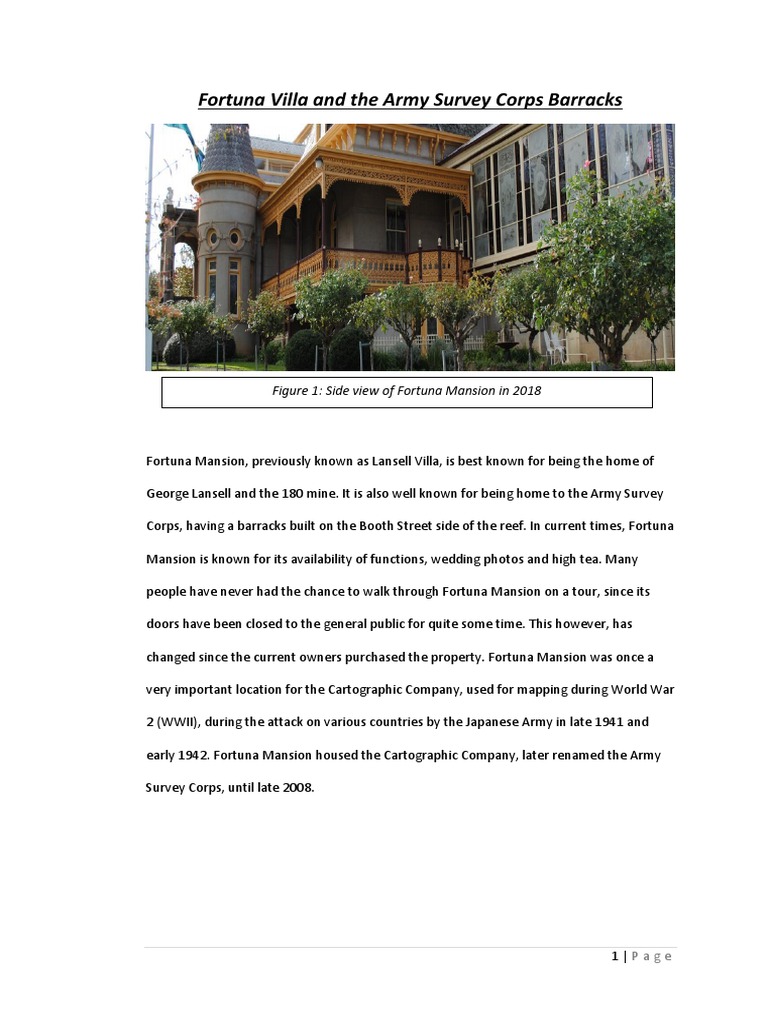 Essay Finished | PDF | Victoria (Australia) | Mansion