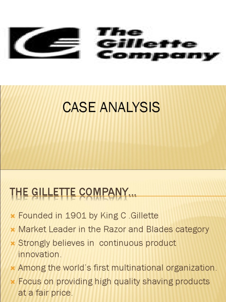 The-Gillette-Company.ppt | Shaving | Razor