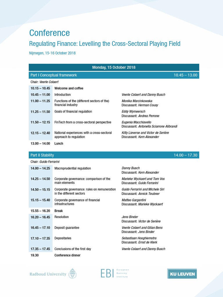 Conference Programme Version 10 Sept 2018 | PDF | Virtue | Corporations