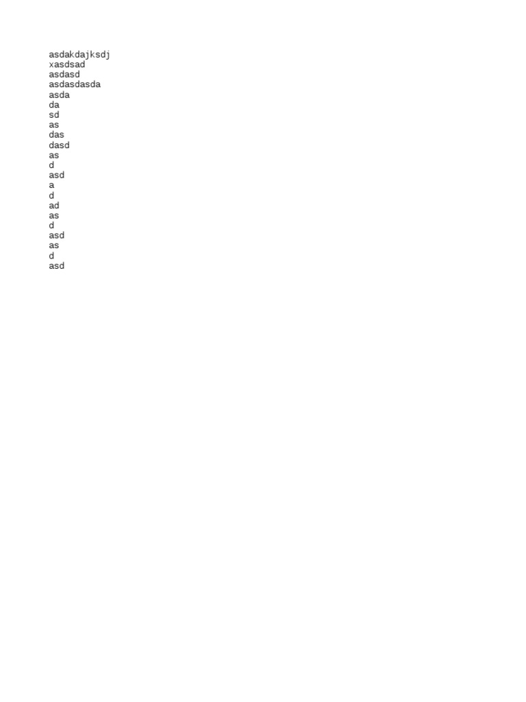 Asdakdajksdj Xasdsad Asdasd Asdasdasda Asda Da SD As Das Dasd As D Asd ...