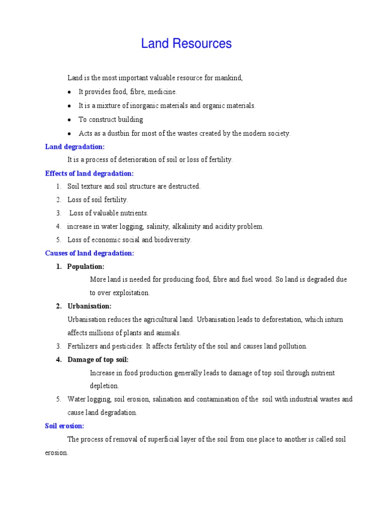 Land of Resources | PDF | Soil | Soil Fertility