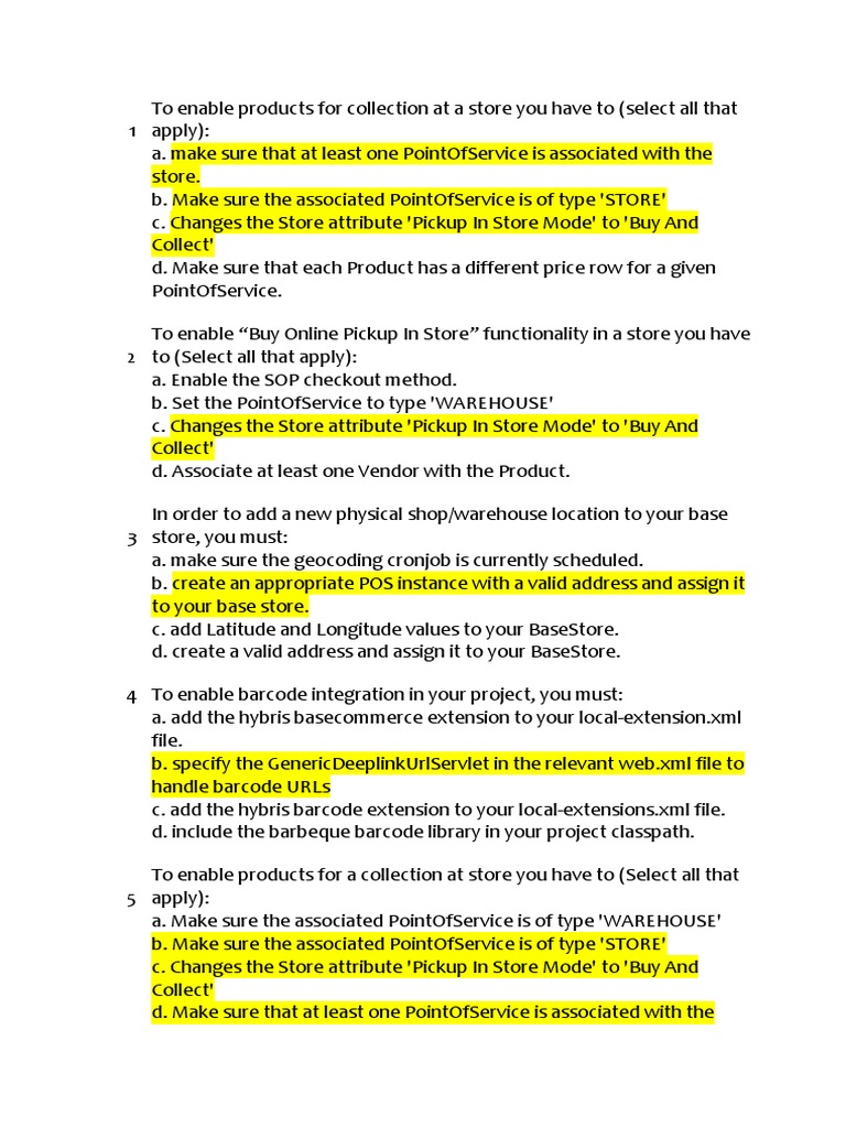 Hybris Basic Questions | PDF | Software Development | Computer Programming