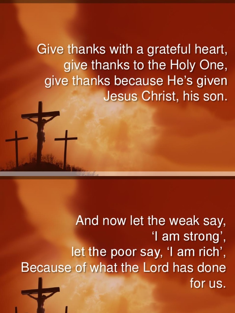 Give Thanks | PDF