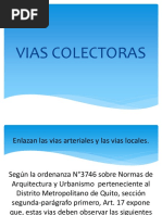 CARACTERISTICAS Vía Colectora | PDF | Calle | Transporte de tierra