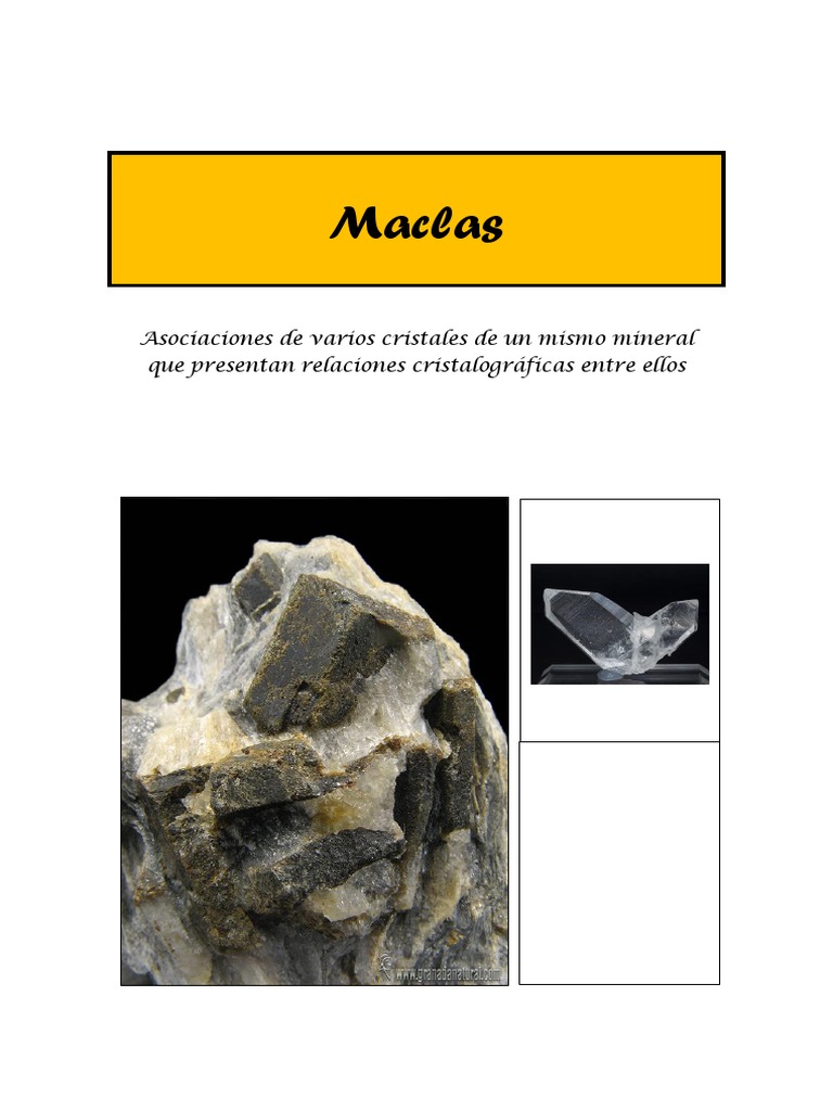 Informe de Maclas | PDF | Cristalografía | Cristal
