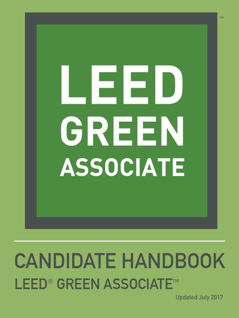 LEED GA Candidate Handbook PDF | PDF | Leadership In Energy And ...