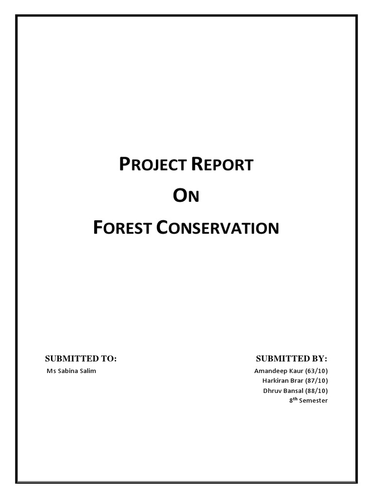Forest Conservation | PDF | Environmental Law | Justice