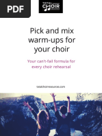 Dokumen - Tips - 50 Awesome Choir Warm Ups Cheat Sheet PDF | PDF ...