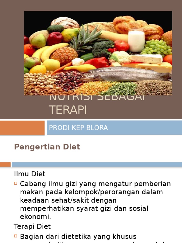 Nutrisi Sebagai Terapi | PDF