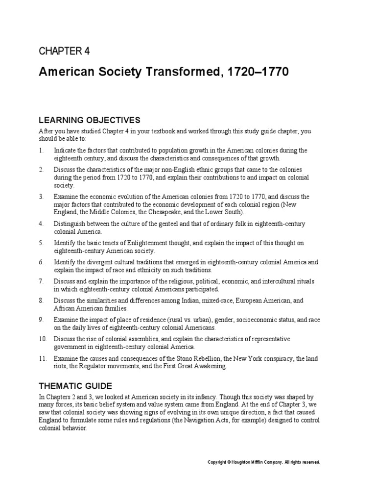C4 Study Guide | PDF | Thirteen Colonies | Colonialism