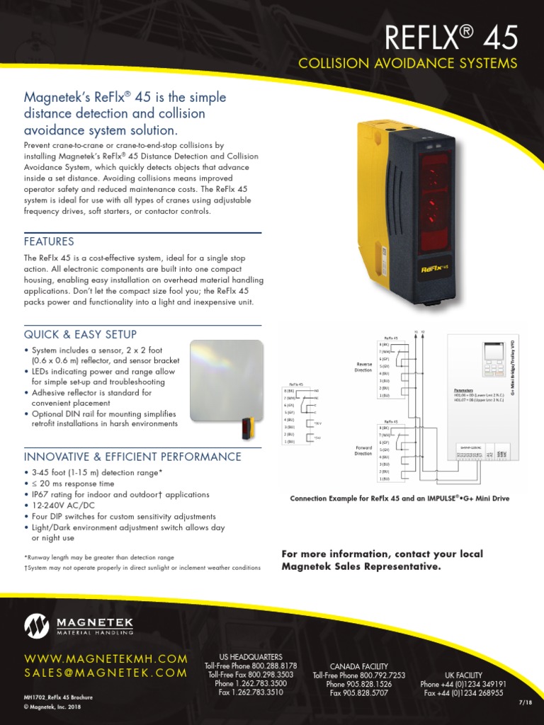 Reflx 45: Magnetek'S Reflx 45 Is The Simple Distance Detection and ...