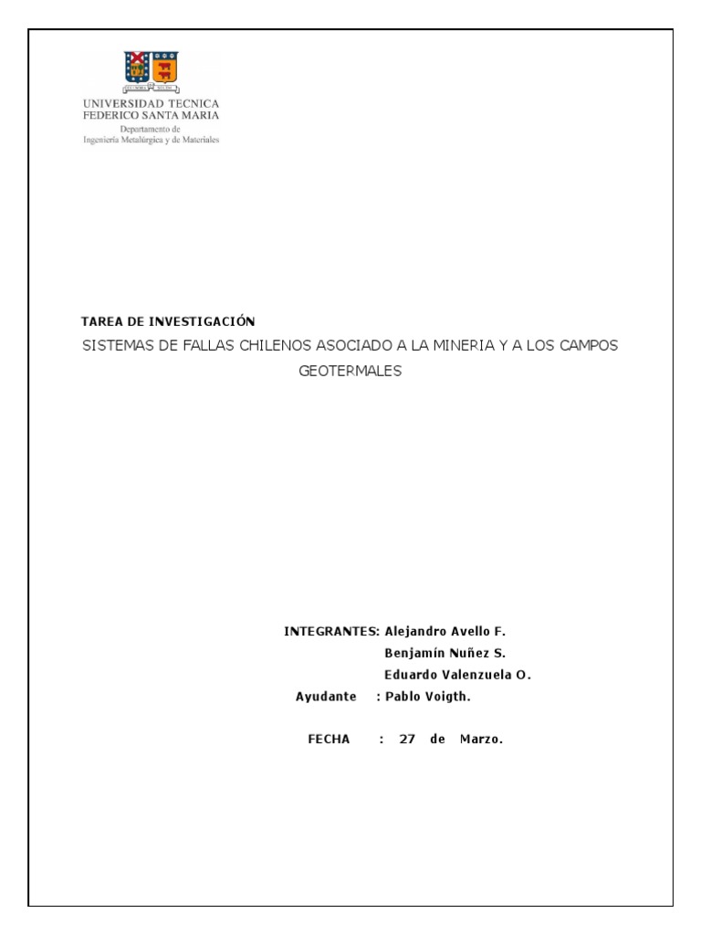 Sistemas de Falla Chile | PDF | Falla (geología) | Geología