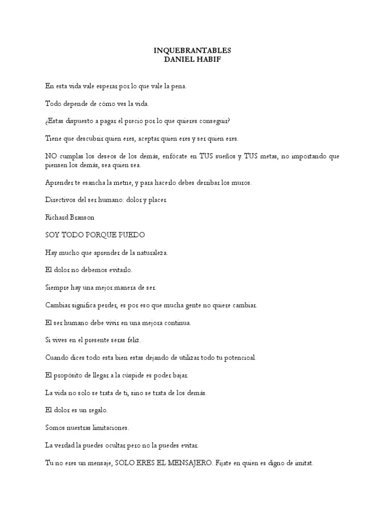 Inquebrantables: Supera tus límites | PDF
