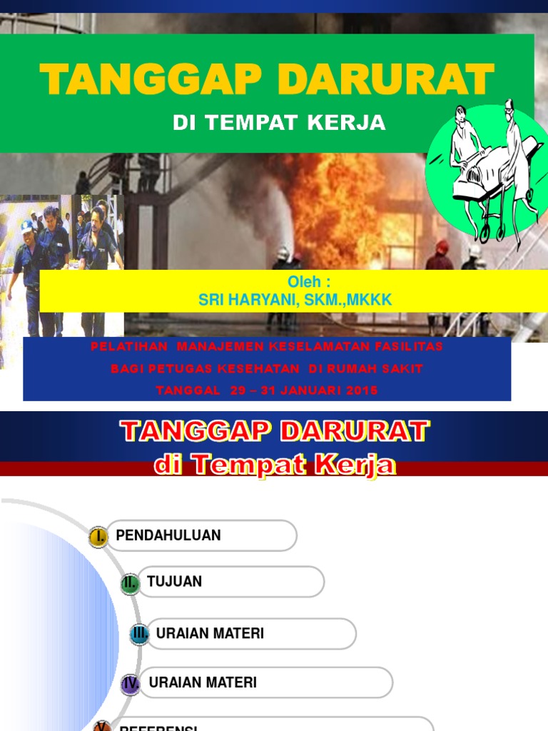 Tanggap Darurat Ditempat Kerja | PDF