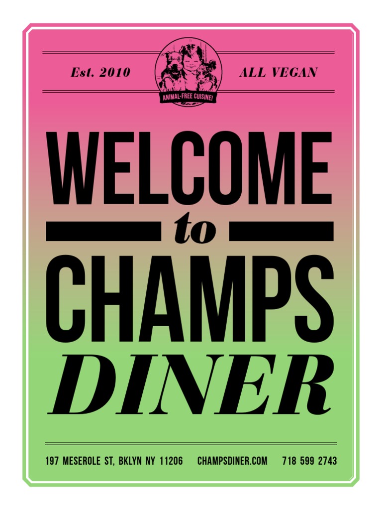 Champs Menu | PDF | Salad | Hamburgers
