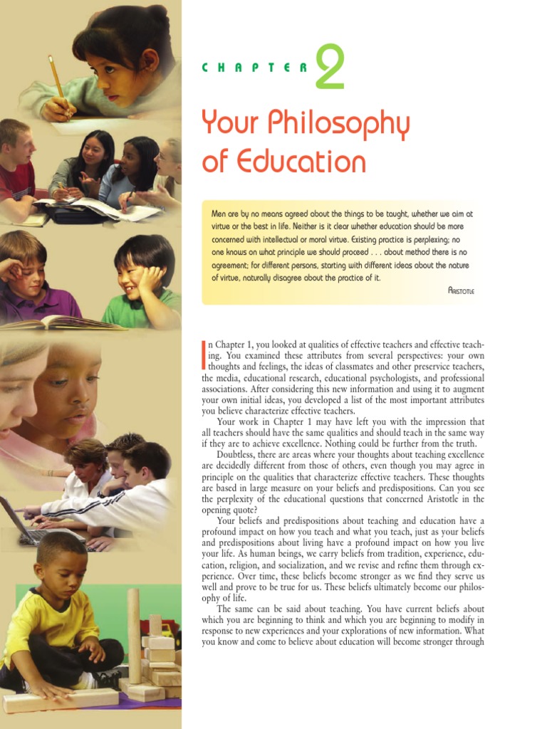 Philosophy of Education | PDF | Reason | Philosophy Of Education