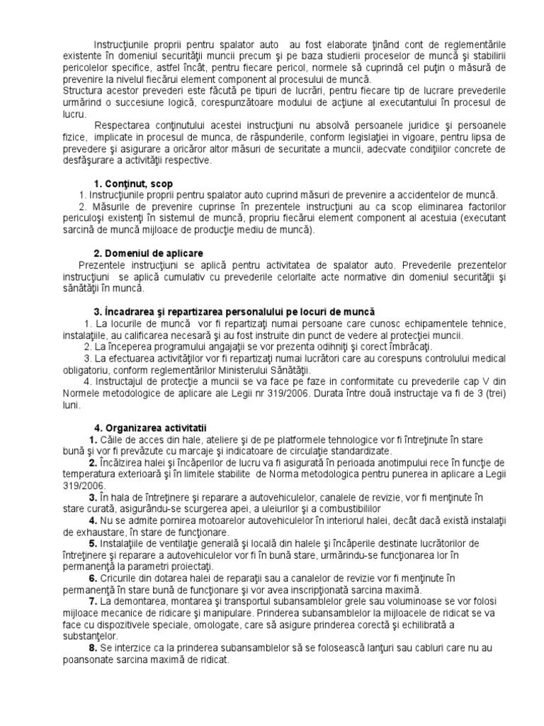 Spalatorie Auto - Ipssm | PDF