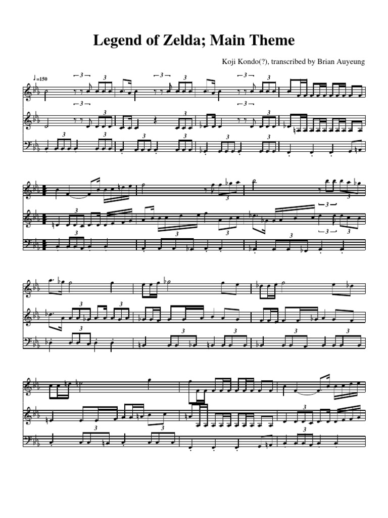 Zelda Theme | PDF | Nintendo | Japanese Games