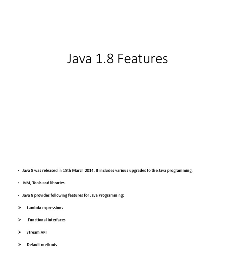 Java 18 | PDF
