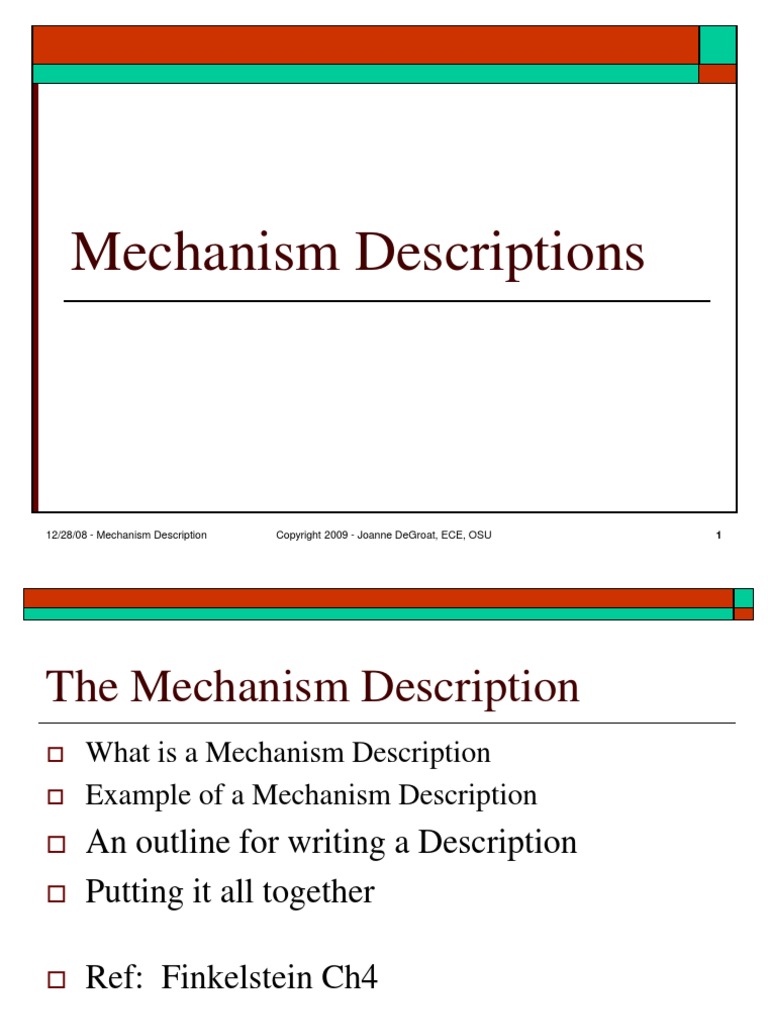 Lect 5 - Mechanism Description | PDF | Internal Combustion Engine | Piston