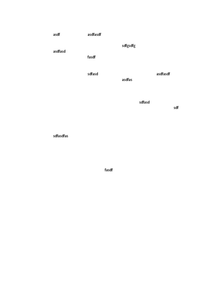 Asdf Asdfasdf SDFGSDFG Asdfasd Fasdf | PDF