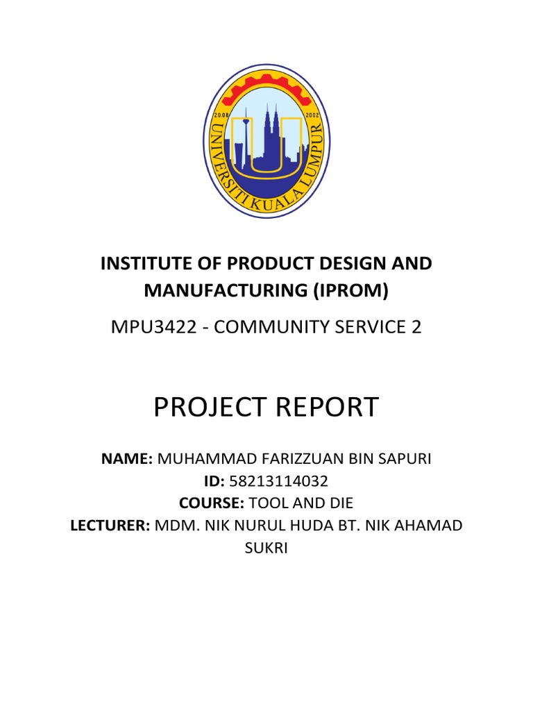Community Service Project Report | PDF