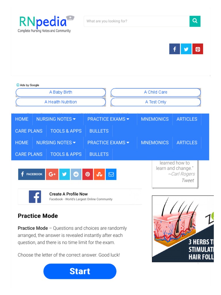 Maternal & Child Practice Exam 4 - RNpedia | PDF | Pregnancy | Fetus