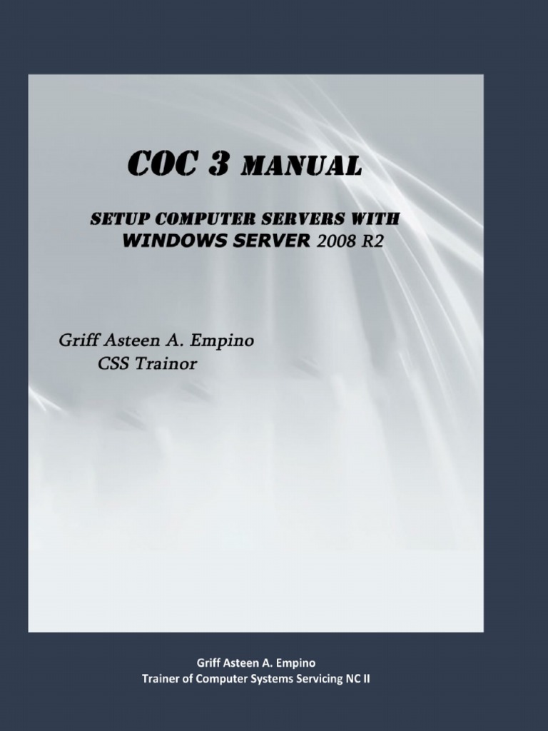 COC 3 Setup Computer Servers PDF | PDF
