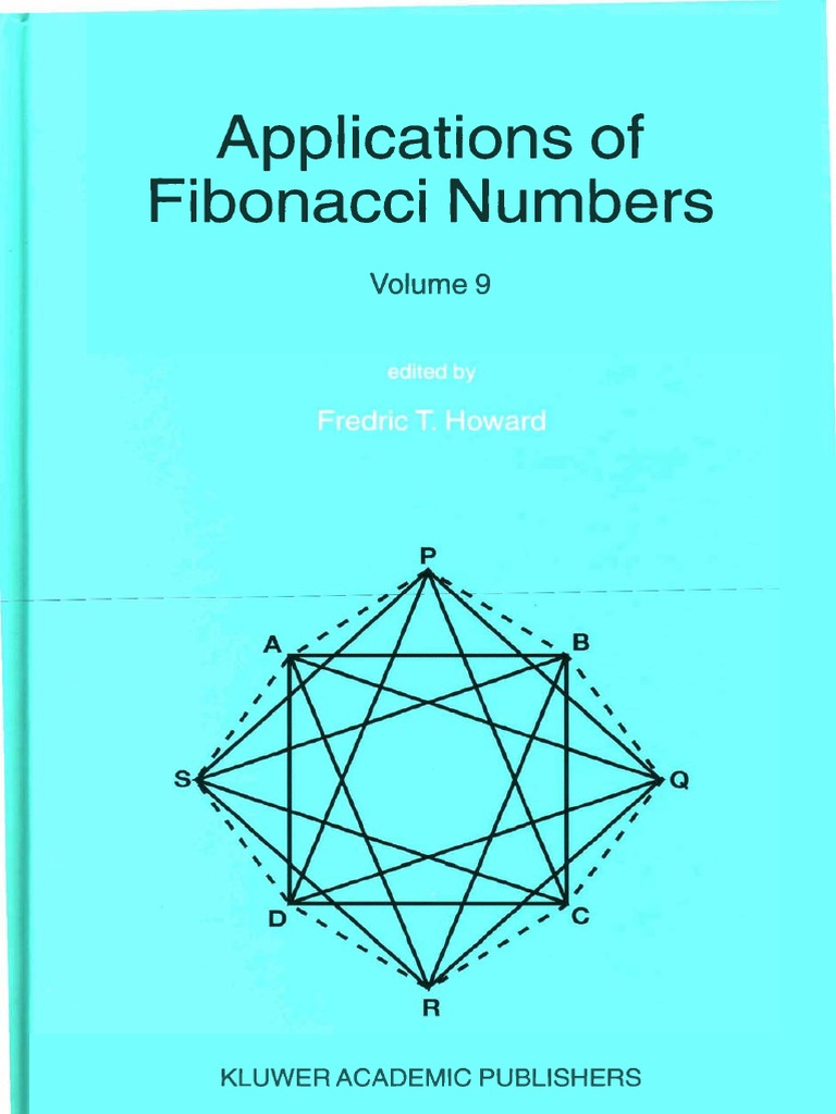 Applications Fibonacci Numbers: Kluwer Academic Publishers | PDF | Numbers | Discrete Mathematics