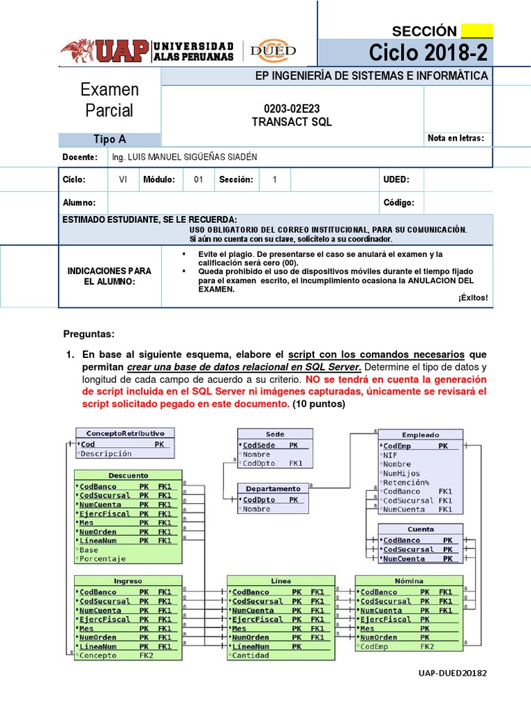 EP 6 0203 02E23 Transact SQL | PDF | SQL | Servidor SQL de Microsoft