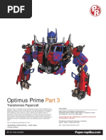 Transformable G1 Optimus Prime Papercraft | PDF