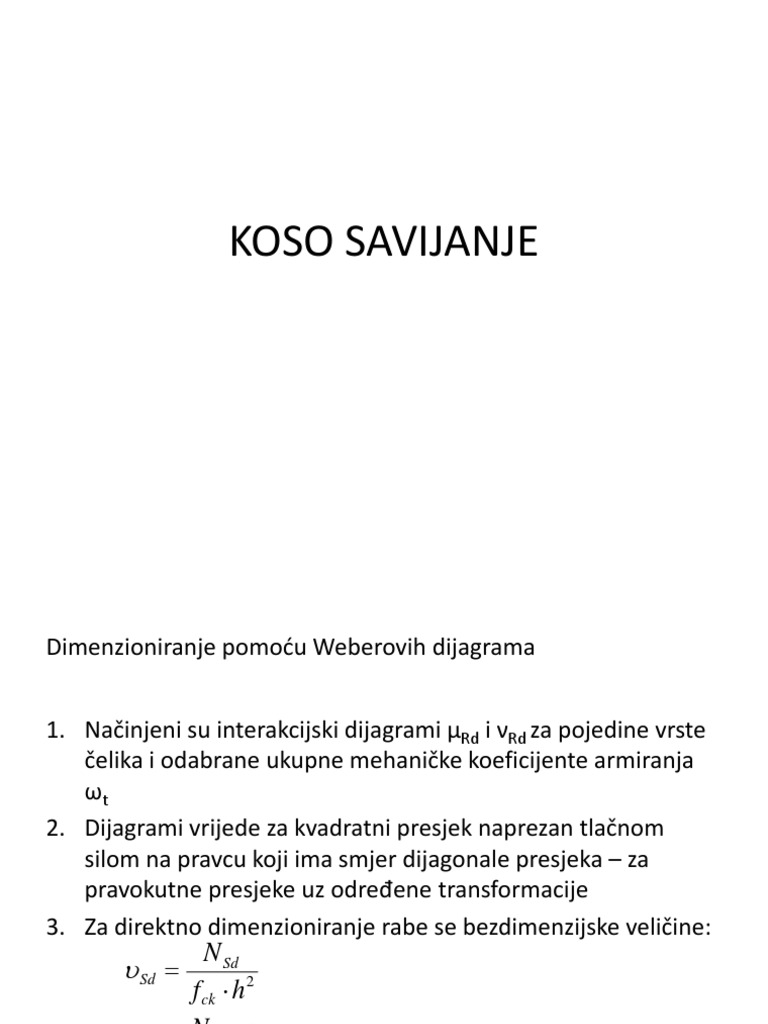 Koso Savijanje | PDF