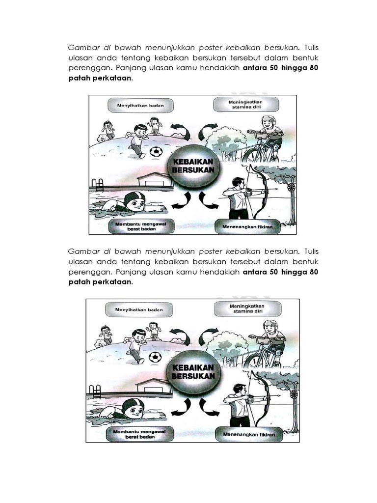 Gambar Di Bawah Menunjukkan Poster Kebaikan Bersuklu | PDF
