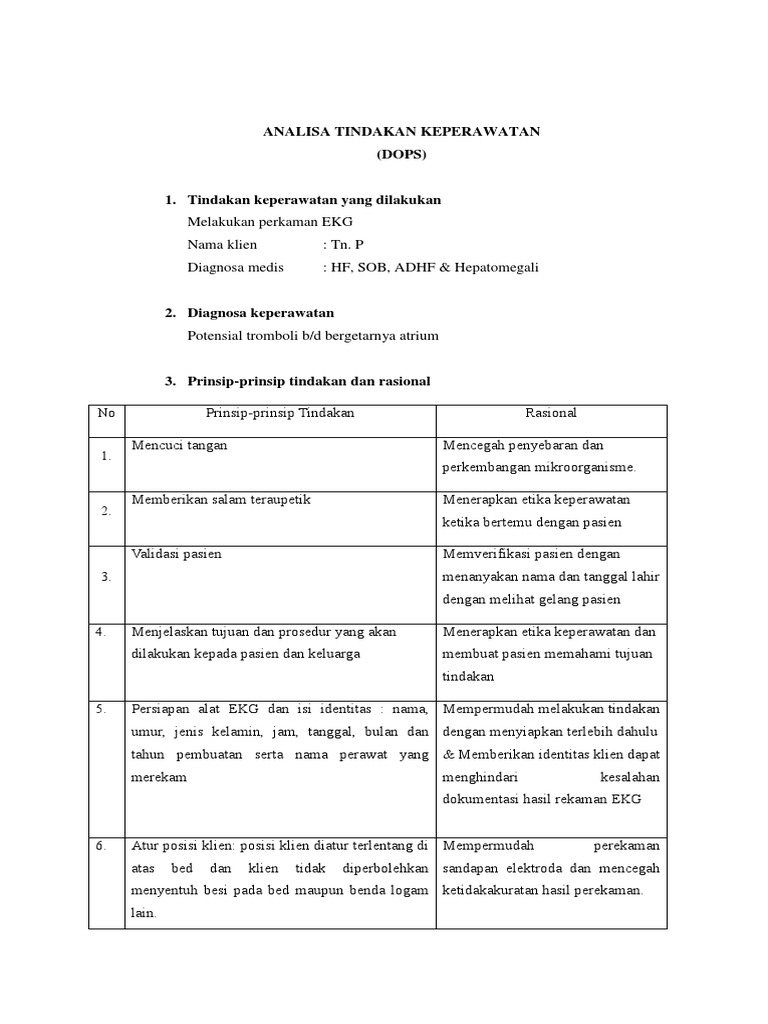 Dops Perekaman Ekg | PDF