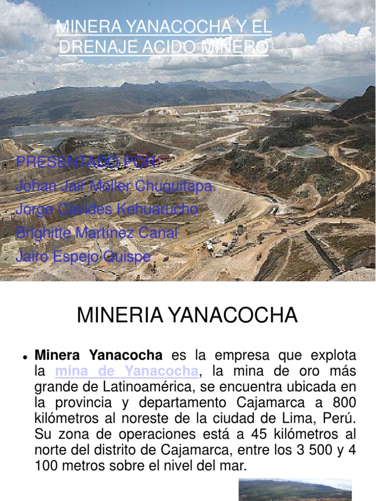 Yanacocha | PDF | Minería | Agua