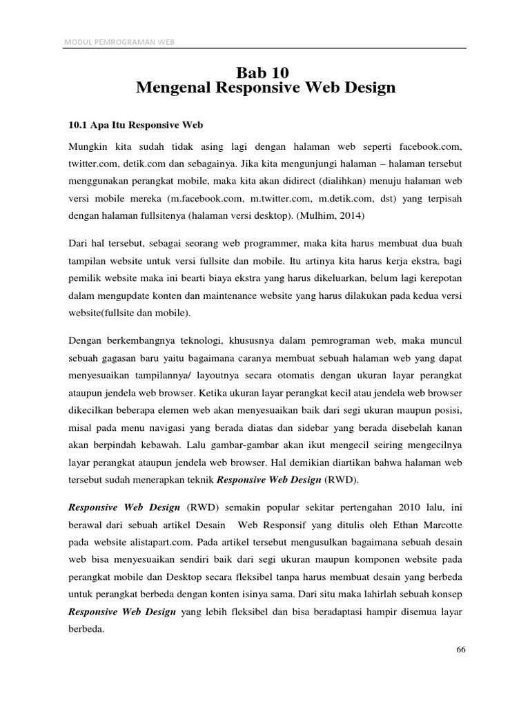 Modul Pemrograman Web BAB 10-11 | PDF