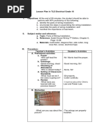 Detailed Lesson Plan (Wiring Diagram) | PDF | Electrical Wiring ...