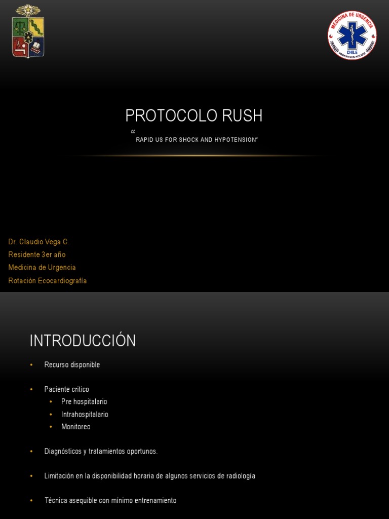 Protocolo Rush | PDF | Ultrasonido médico | Sistema cardiovascular