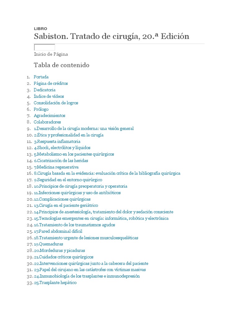 Indice Sabiston | Abdomen | Órgano (anatomía)