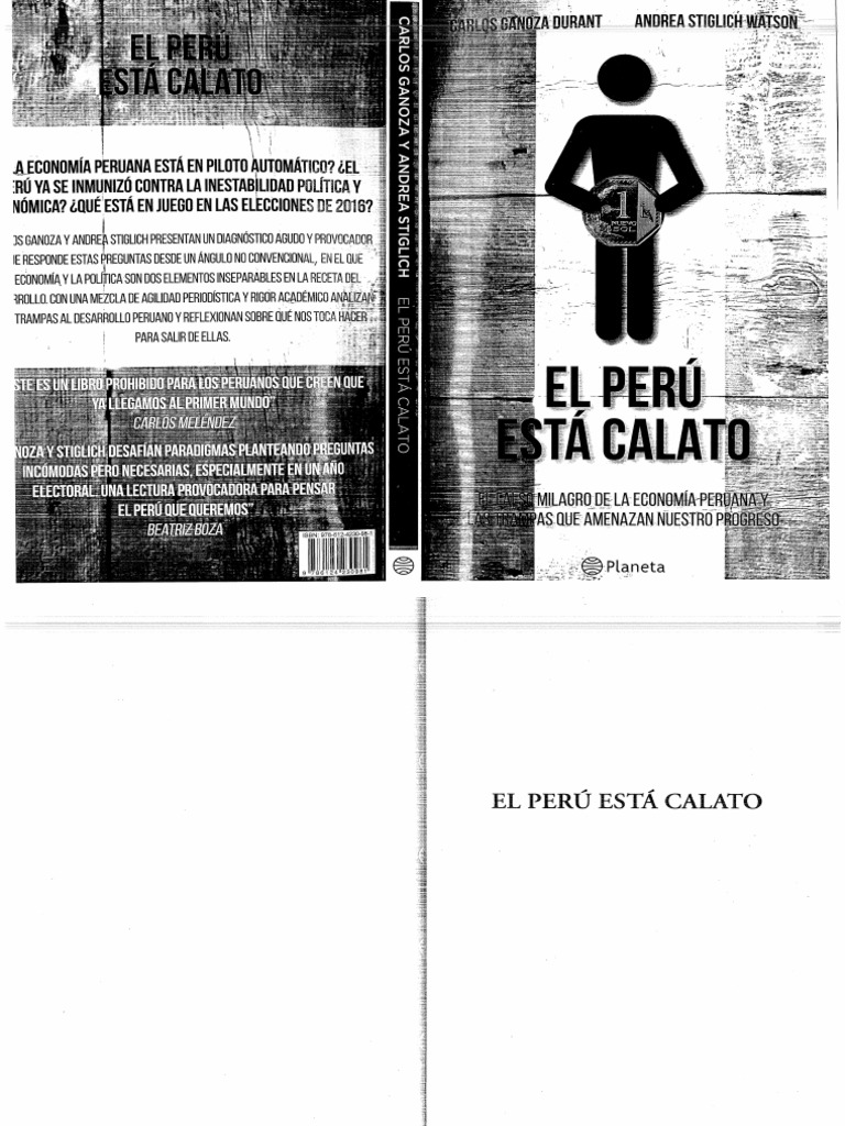 El Perú Está Calato, Carlos Ganoza Durant y Andrea Stiglich Watson PDF ...