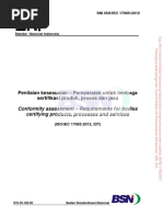 SNI - ISO 17025-2017 Indonesia | PDF