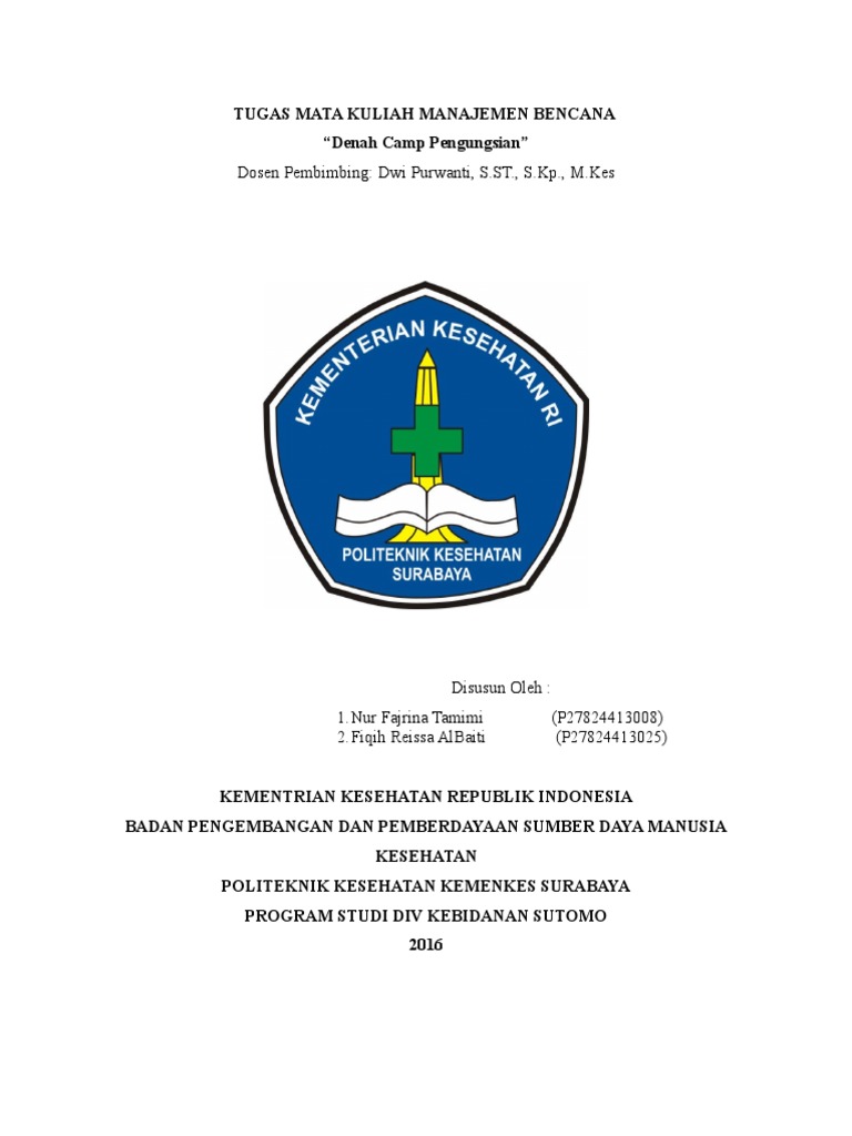 Denah Camp Pengungsian | PDF