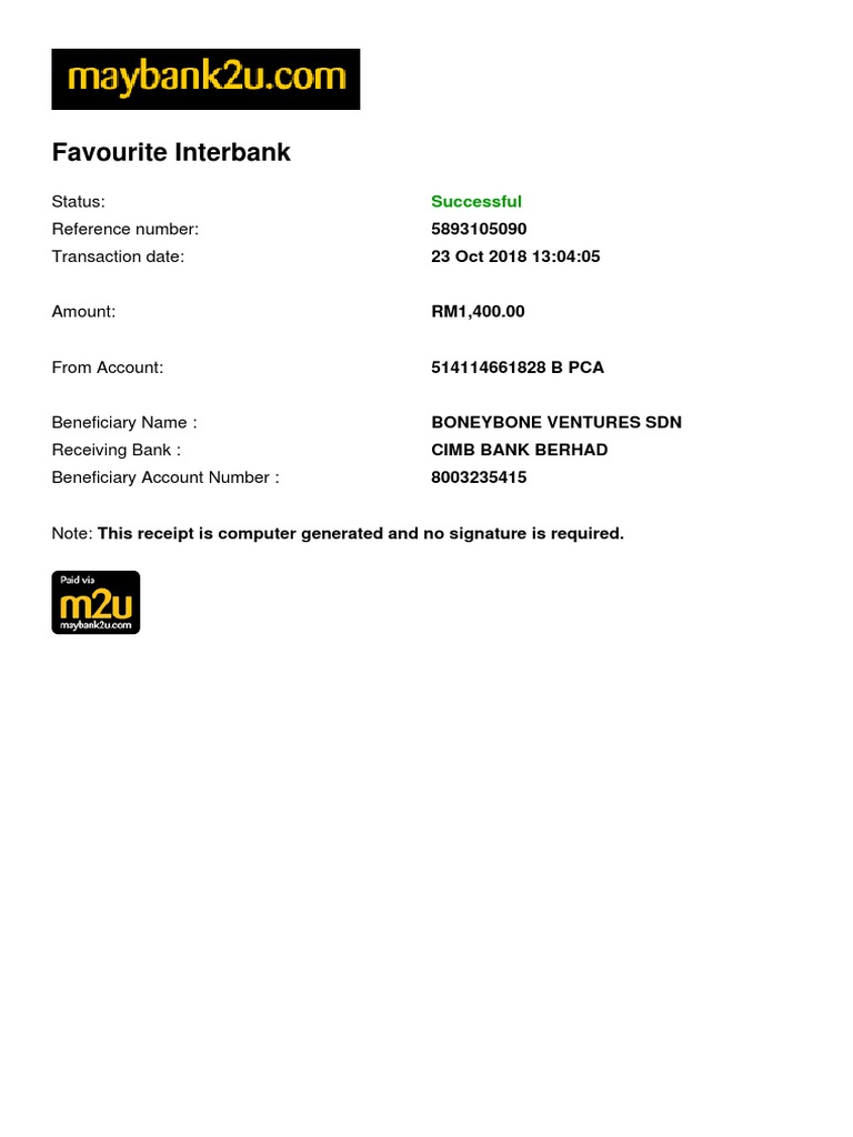Favourite Interbank: Successful | PDF | Banking | Financial And ...