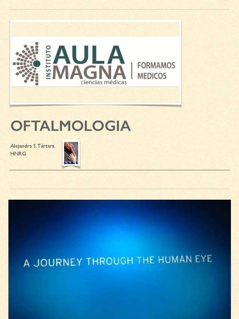Clase Oftalmologia | PDF | Ojo humano | Oftalmología