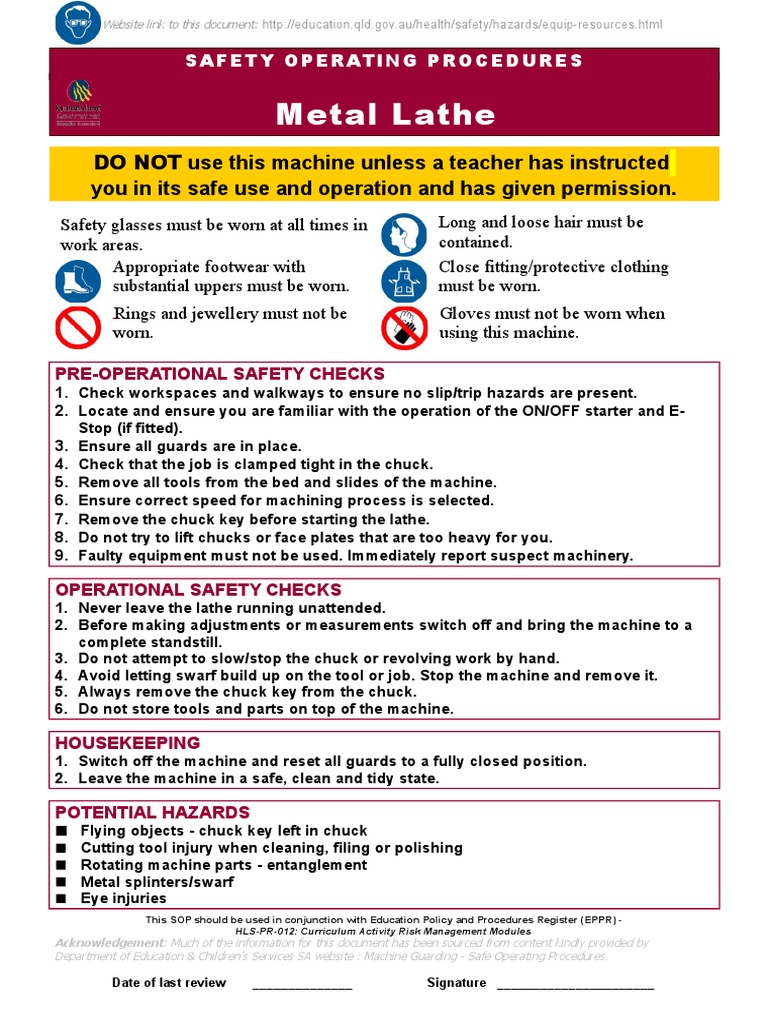 Lathe Metal | PDF | Personal Protective Equipment