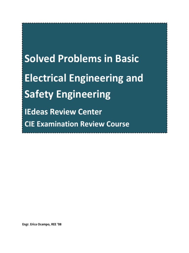 Electrical Engineering Solving Problems 1001 Solved Problem In