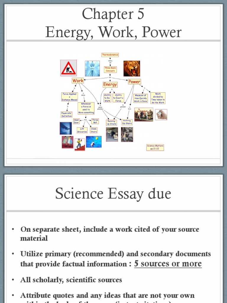 Work, Energy, and Power in Physics | PDF | Kinetic Energy | Potential ...